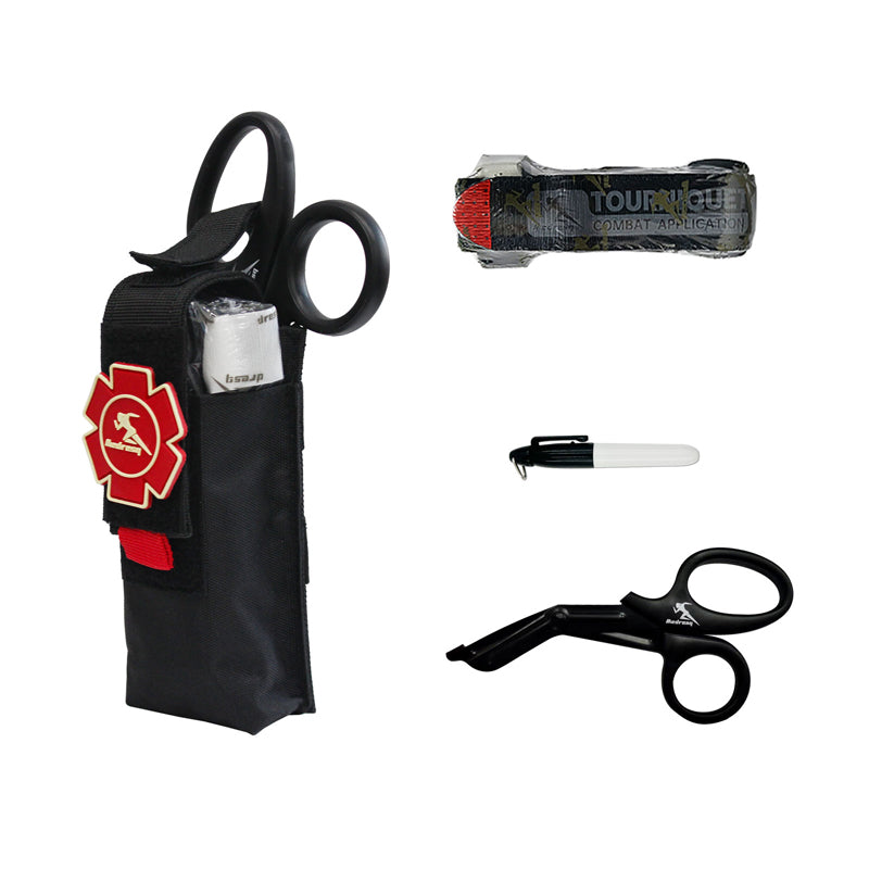 MEDRESQ Tactical Tourniquet Holder - Upgrade Bag with Metal Tourniquet ...